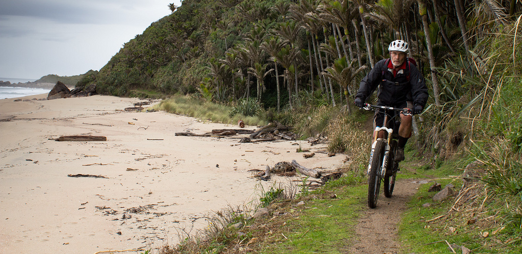 Photo of the week: Biking the Heaphy Track | Conservation blog