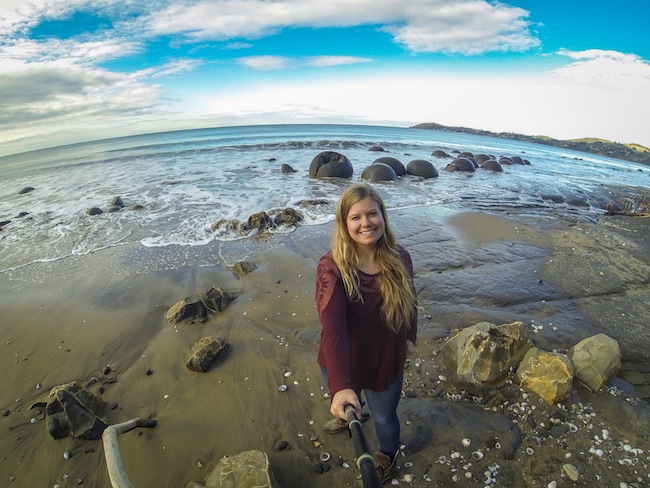 Young Adventuress at Moeraki. | Conservation blog