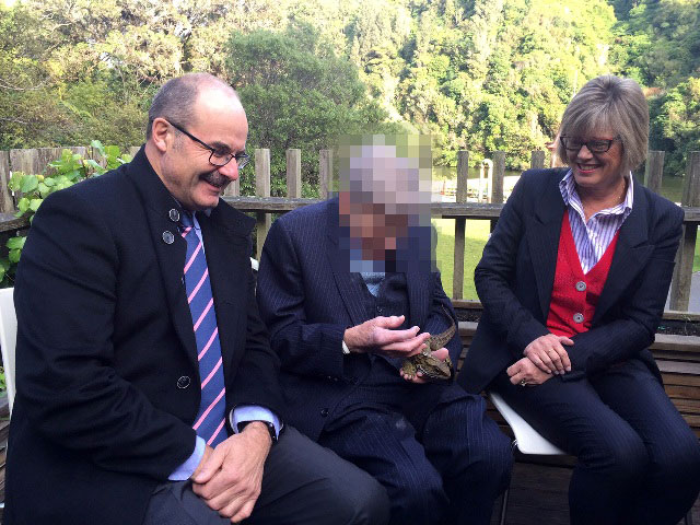 Lou pictured with the Chair of the Endangered Species Foundation, Kerry ...