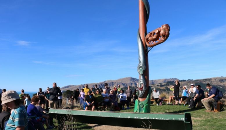 Pou whenua installed on Ōtamahua/Quail Island | Conservation blog